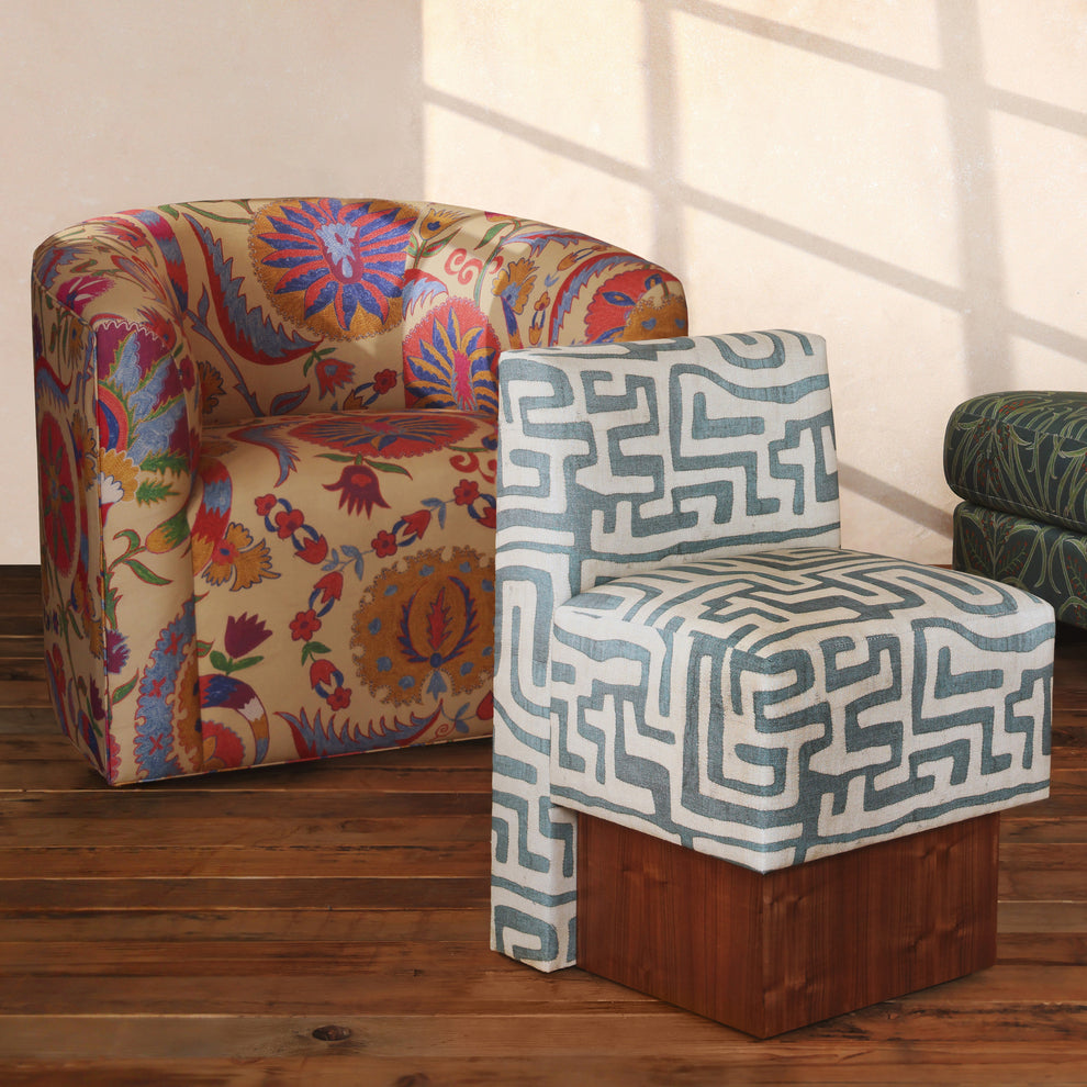 St. Frank | Esther Accent Chair - Candy Stripe Frazada